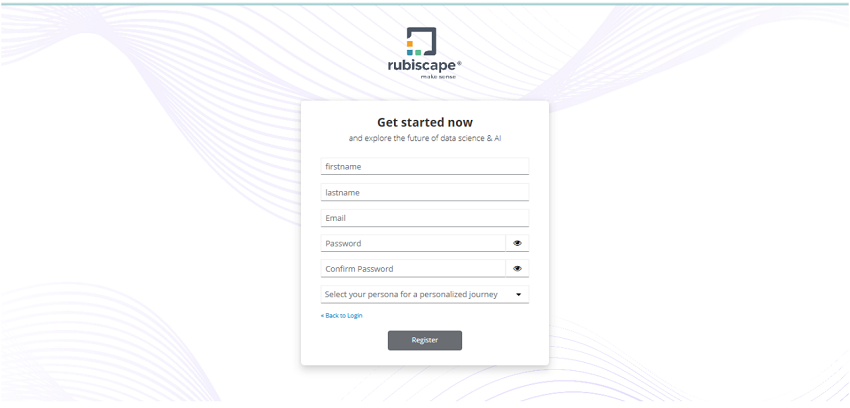 Rubiscape Account Creation
